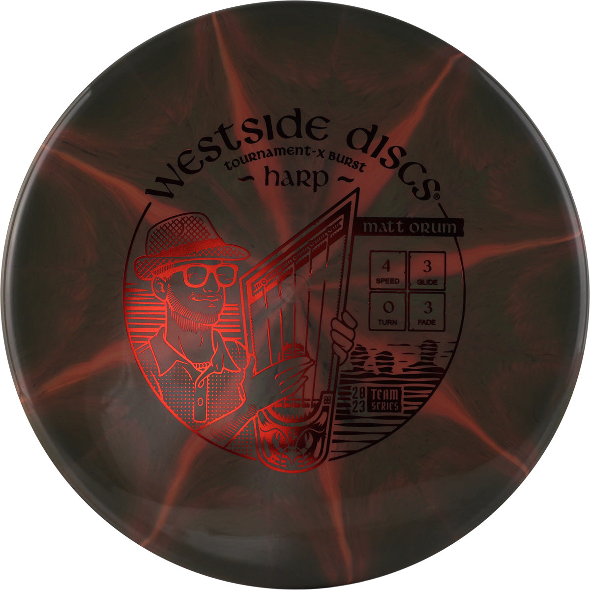 Westside Discs Tournament-X Burst Harp - Matt Orum Team Series 2023 ...