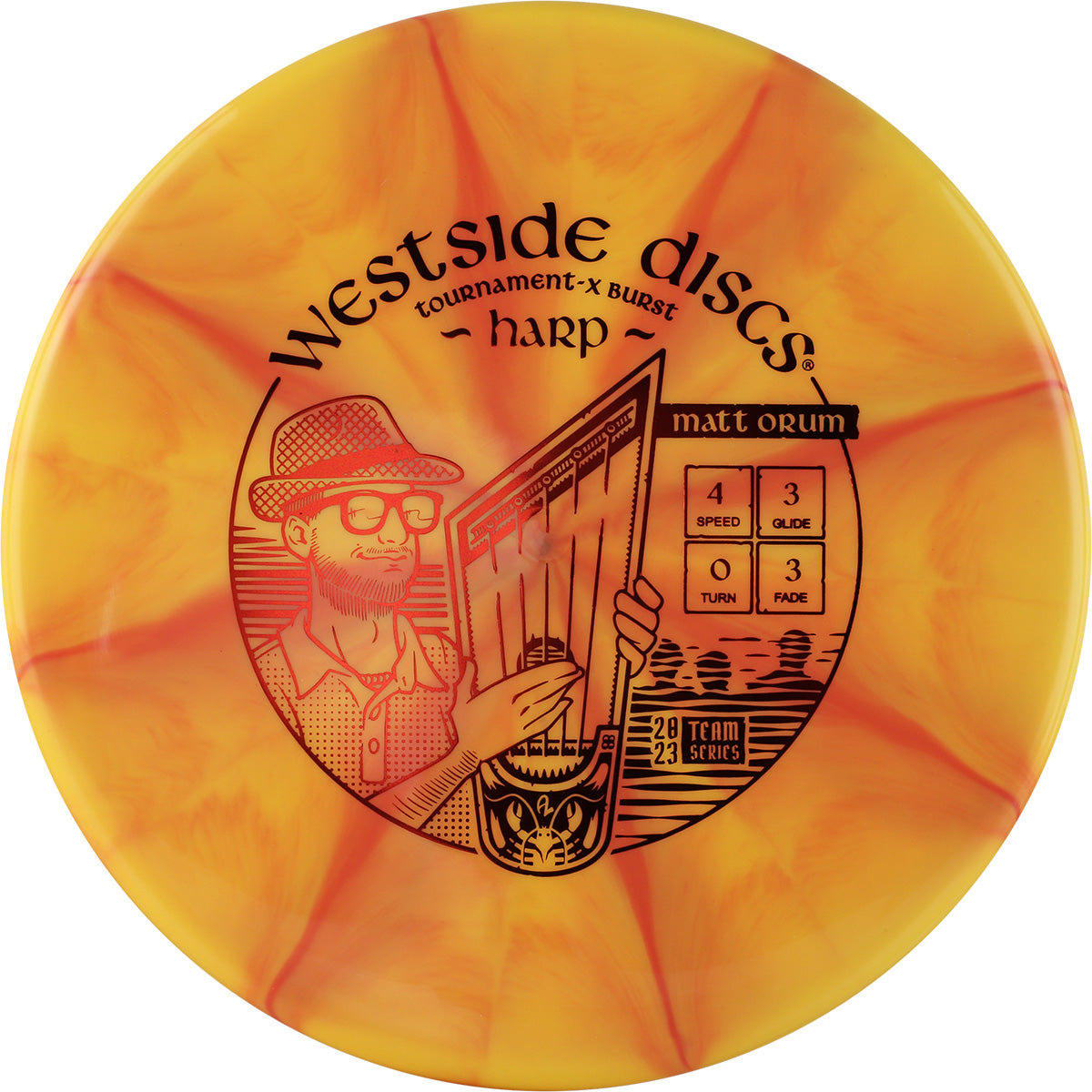 Westside Discs Tournament-X Burst Harp - Matt Orum Team Series 2023 ...