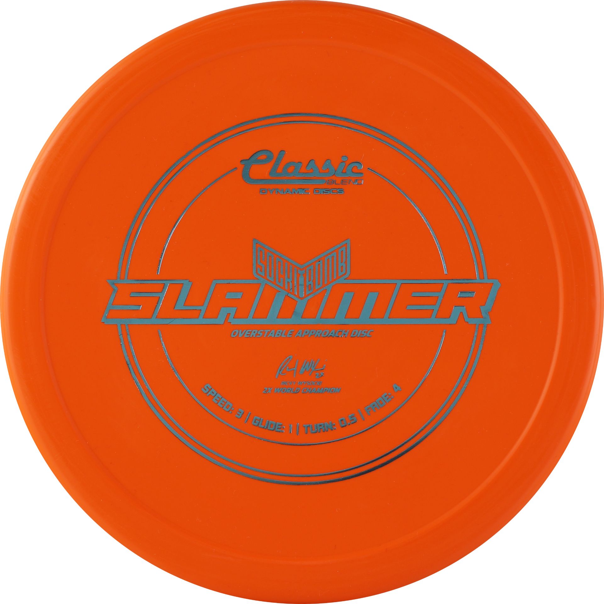 Dynamic Discs Classic Blend Sockibomb Slammer - Ricky Wysocky – Discgolf.ee