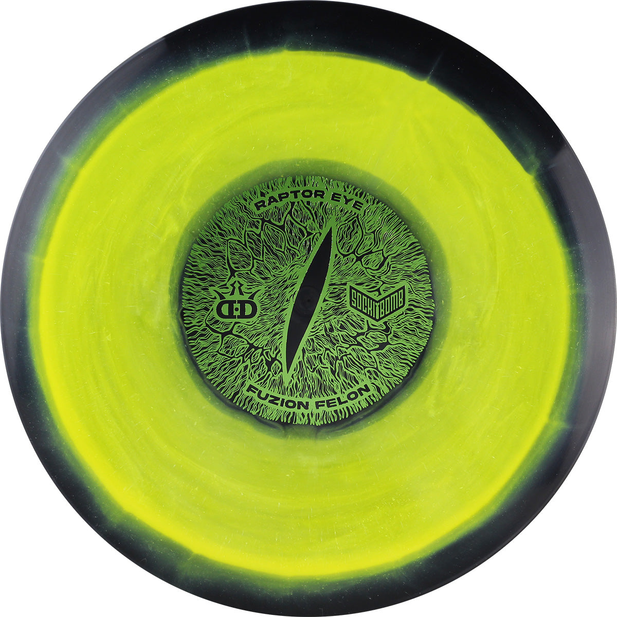 Dynamic Discs Fuzion Raptor Eye Felon - Sockibomb Stamp – Discgolf.ee
